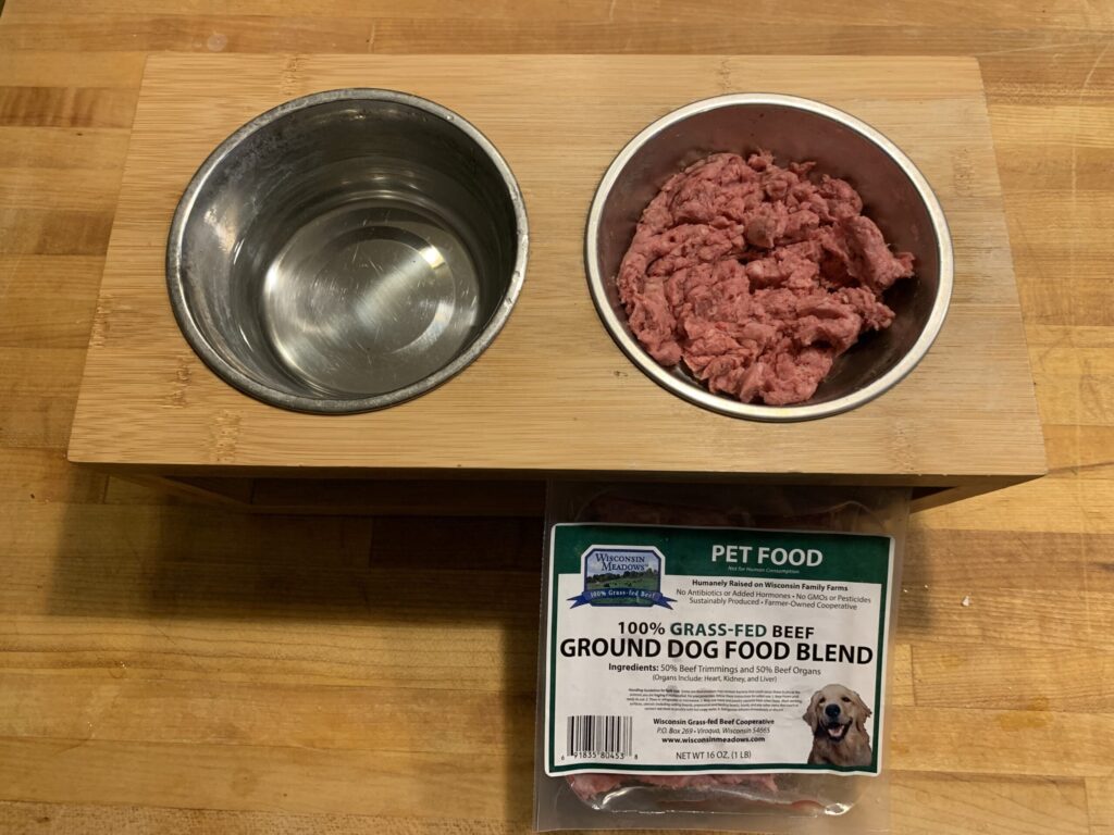 Ground Beef Dog-Food Blend, 30 lb. Box - Wisconsin Meadows